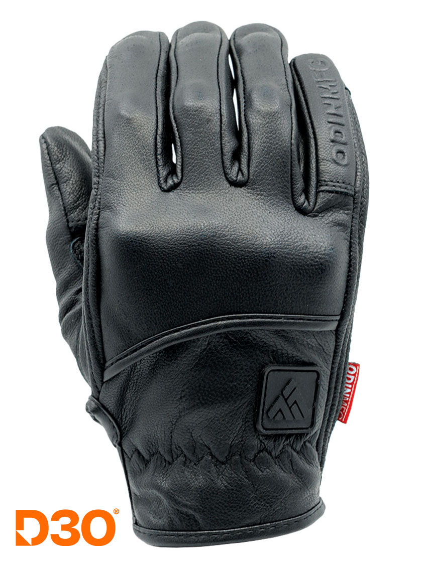 D3O Heavy Hitters Motorcycle Gloves - Black Smooth – Odin Mfg