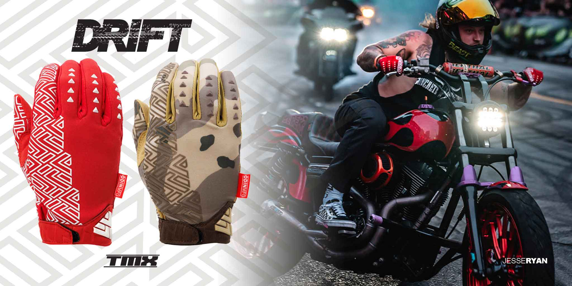 Motorcycle Gloves - Odin Mfg