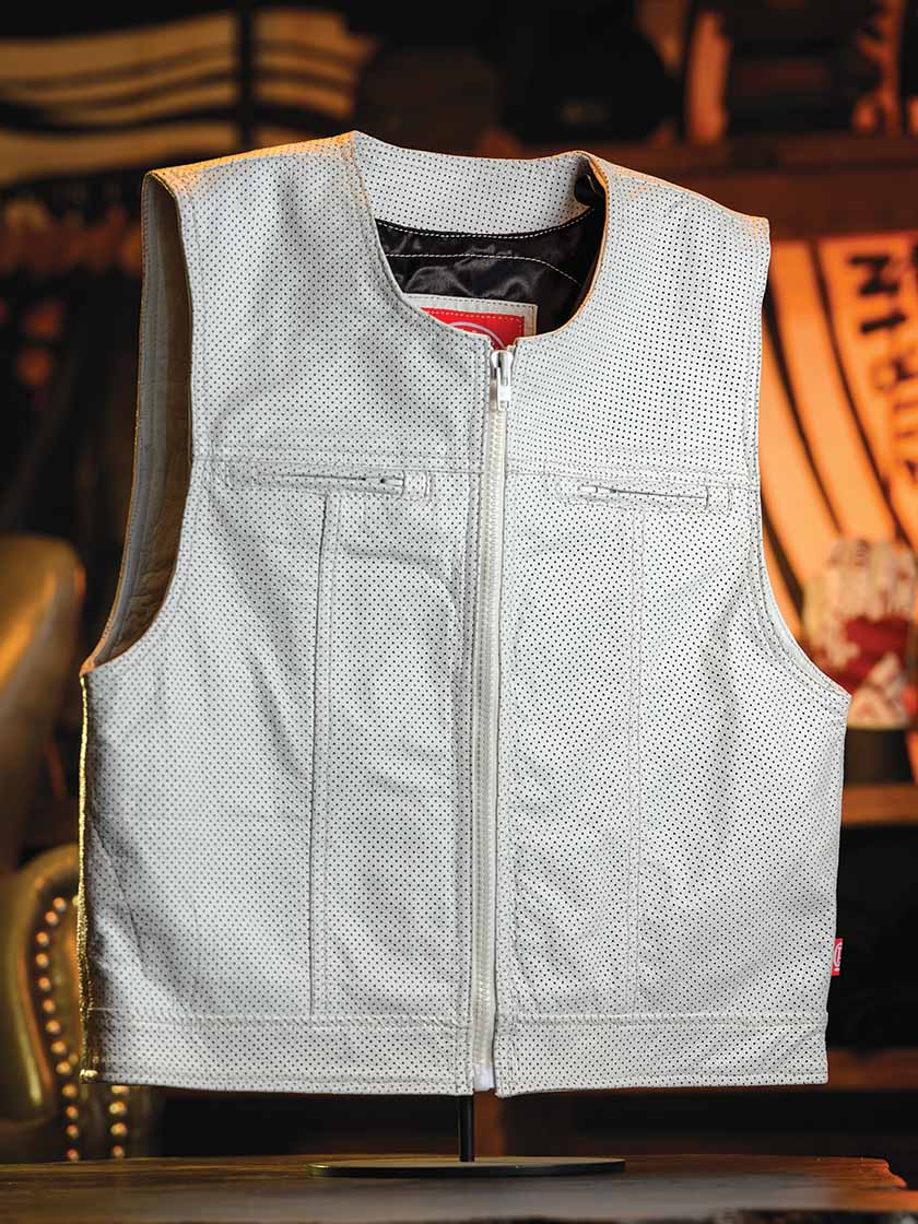 FACTORY CUSTOM VEST - Perforated Leather Alliance – Odin Mfg