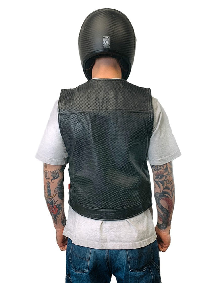 Odin Mfg Motorcycle Vests | Leather, Cordura & Denim